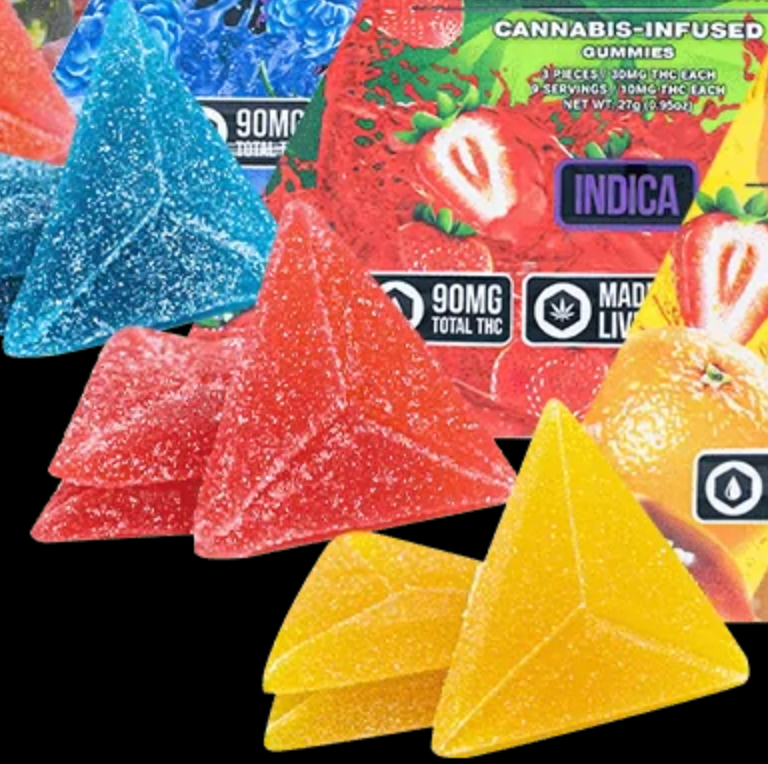 STIIIZY Sativa, Indica and Hybrid Cannabis Triangle Gummies Review ...
