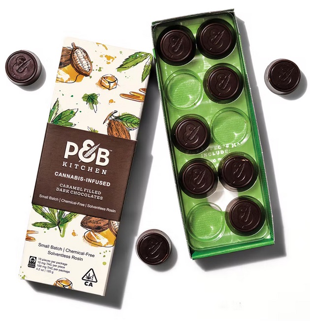 P&B Kitchen Cannabis Infused Chocolate Caramels Review | More Than Buds
