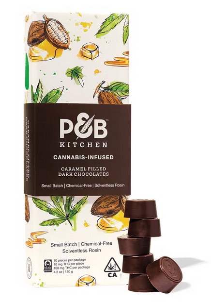 P&B Kitchen Cannabis Infused Chocolate Caramels Review | More Than Buds